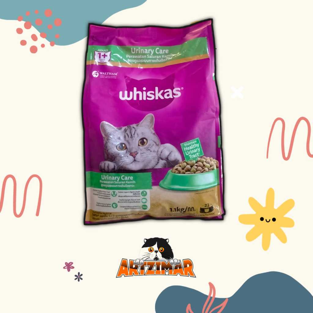 Jual Whiskas Adult Urinary Care 1,1kg Whiskas Makanan Kucing Dewasa ...