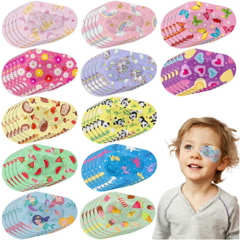 Jual EYEPATCH STIKER PENUTUP MATA ANAK MALAS AMBLYOPIA EYE STICKER ANAK ...