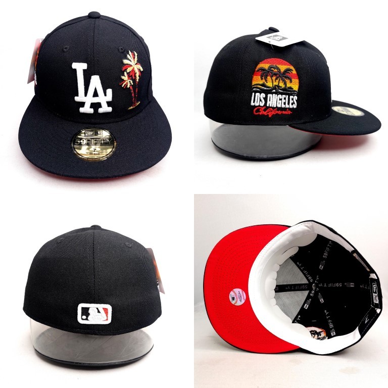 Jual TOPI FITTED MLB LA DODGERS HITAM LOGO PUTIH PATCH | Shopee Indonesia