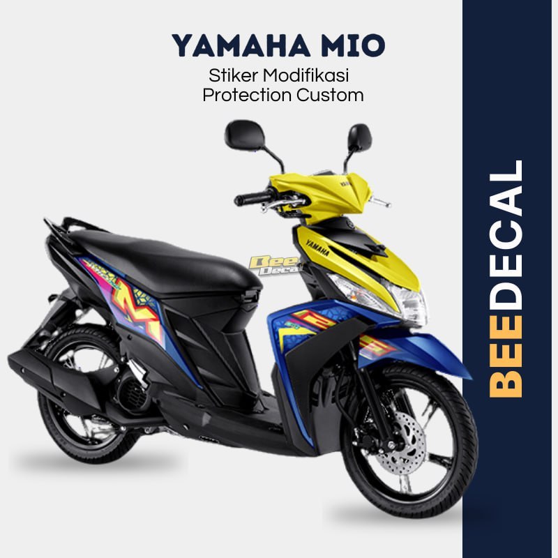 Jual STIKER MOTOR YAMAHA MIO - DESAIN CUSTOM | BEEDECAL | Shopee Indonesia