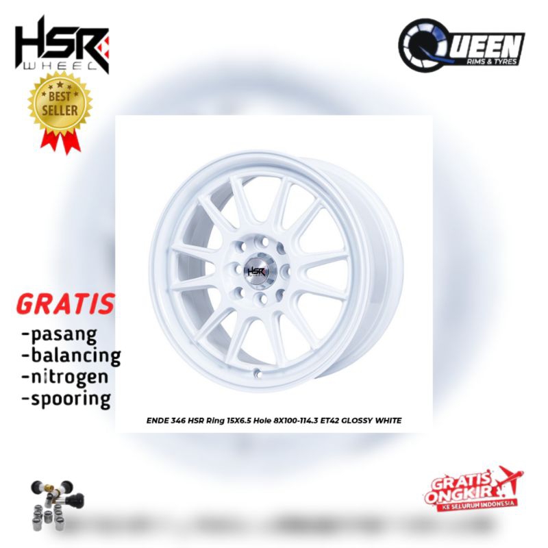 Jual VELG RACING R15 DOUBLE PCD HSR ENDE untuk mobil avanza, xenia, veloz, agya, ayla, sigra ...