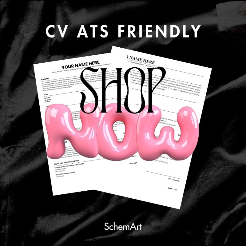 Jual CV ATS Friendly by SchemArt | Jasa Desain CV ATS Friendly | Shopee ...