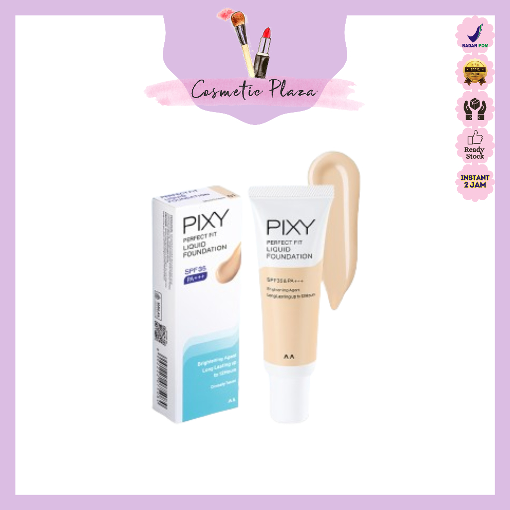 Jual PIXY Perfect Fit Liquid Foundation SPF 35 PA+++ 20ml BPOM | Shopee ...