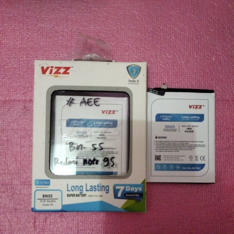 Jual BATREI VIZZ BN 55 XIOMI REDMI NOTE 9S | Shopee Indonesia