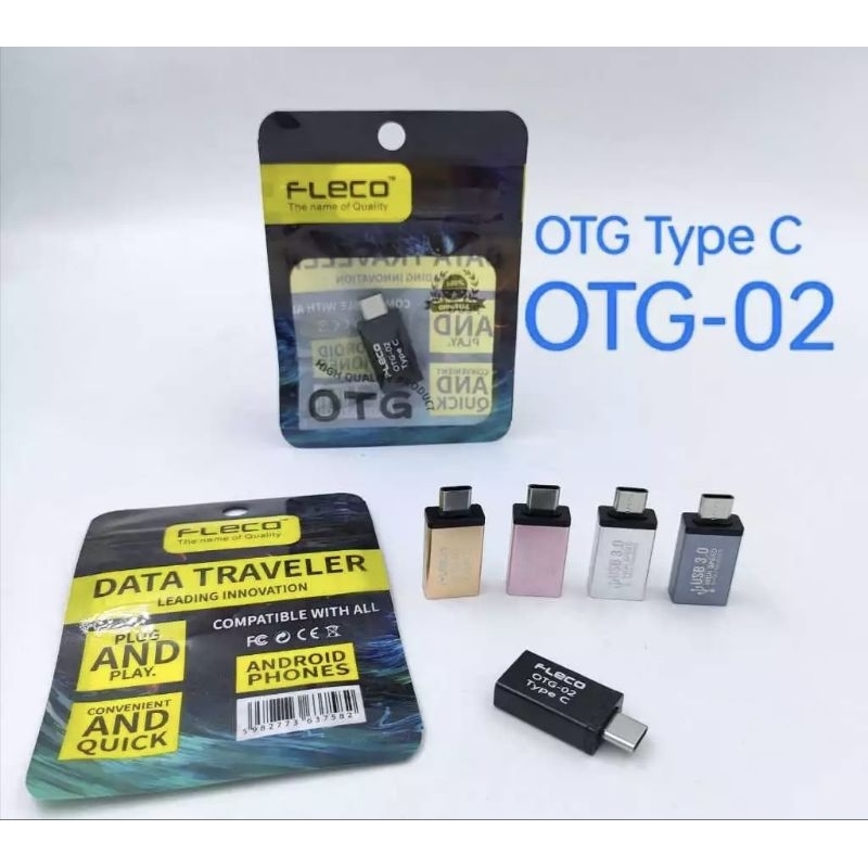 Jual Usb OTG Tipe C OTG Fleco Tipe C Original OTG Kuda Fleco Type C OTG ...