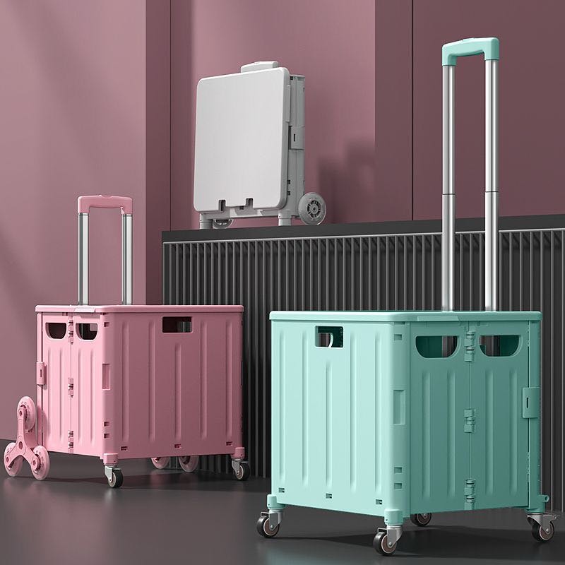 Jual DTG-Trolli Belanja Portable /Troli Lipat Folded/ Shopping Trolley ...