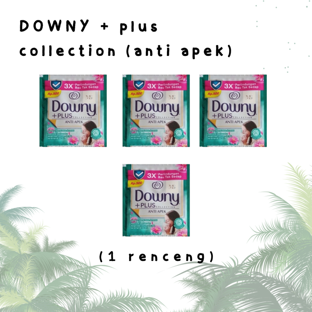 Jual DOWNY +PLUS collection ANTI APEK Sachet 8ml (1RENCENG 12PCS ...
