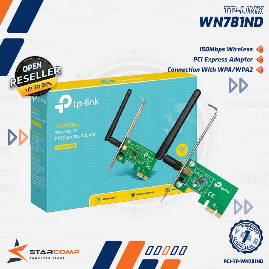 Jual TP-Link TL-WN781ND WN-781ND PCI Express WiFi Wireless Adapter ...