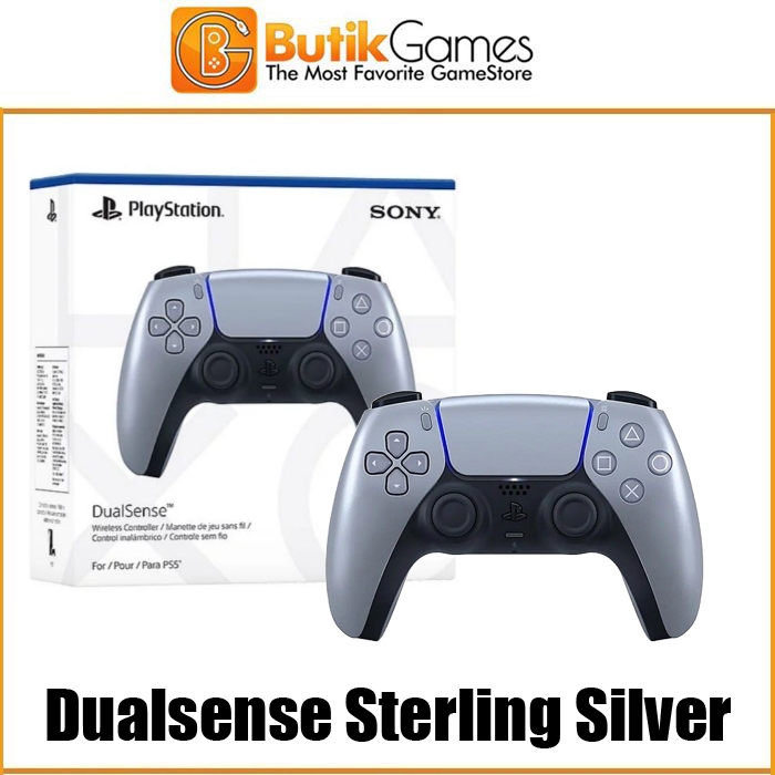 Jual Stick PS5 DualSense Wireless Controller Sterling Silver | Shopee Indonesia