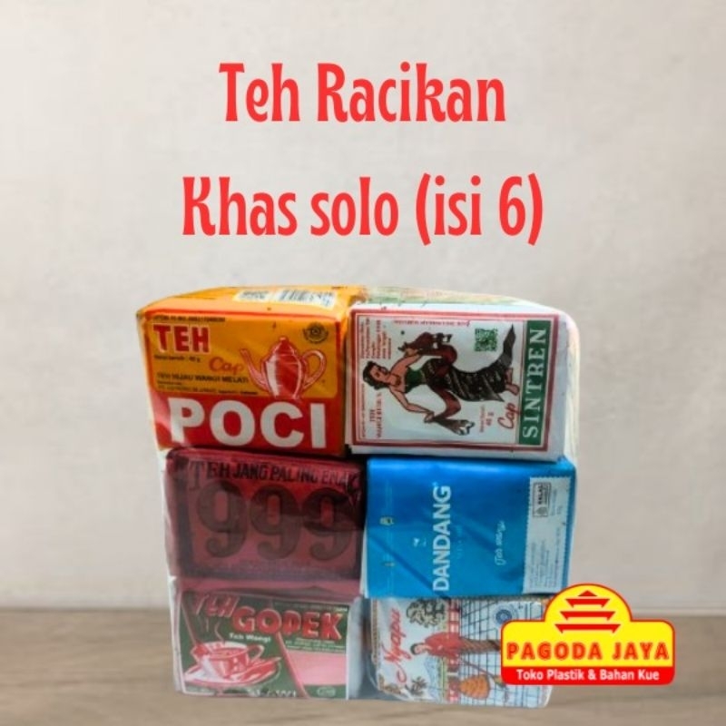 Jual Teh Racikan Khas Solo Isi 6 (Poci Kuning+Sintren+Teh 999+Dandang ...