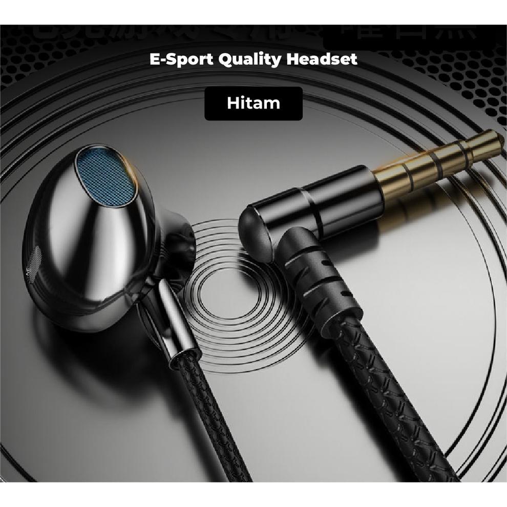 Jual Earphone Headset Gaming Superbass Stereo+HD Hi-Fi Mic Jack 3.5mm ...