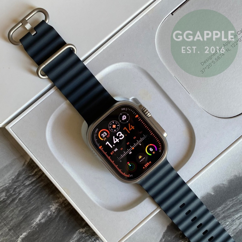 Jual Apple Watch Ultra 49mm BH100% Midnight Ocean Mulus Fullset ...