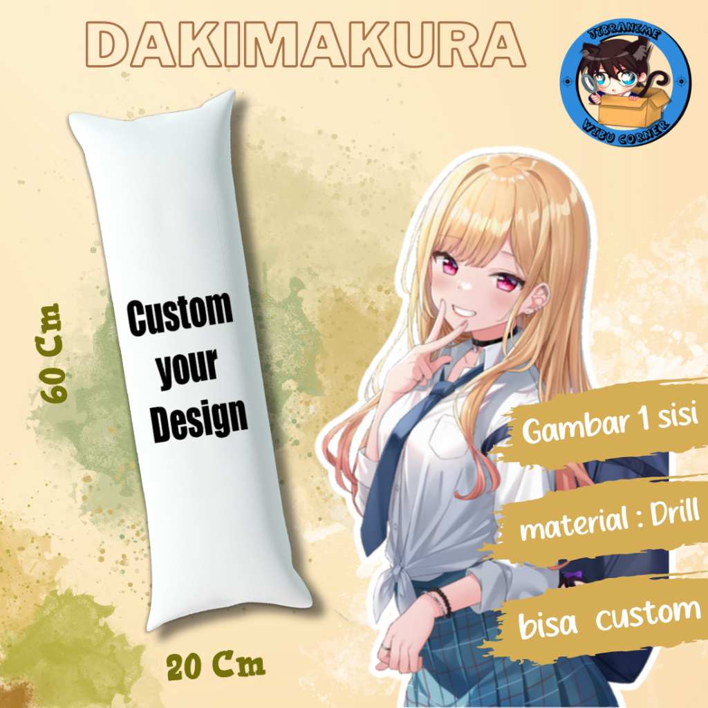 Jual link custom dakimakura guling anime / bisa custom sudah termasuk ...