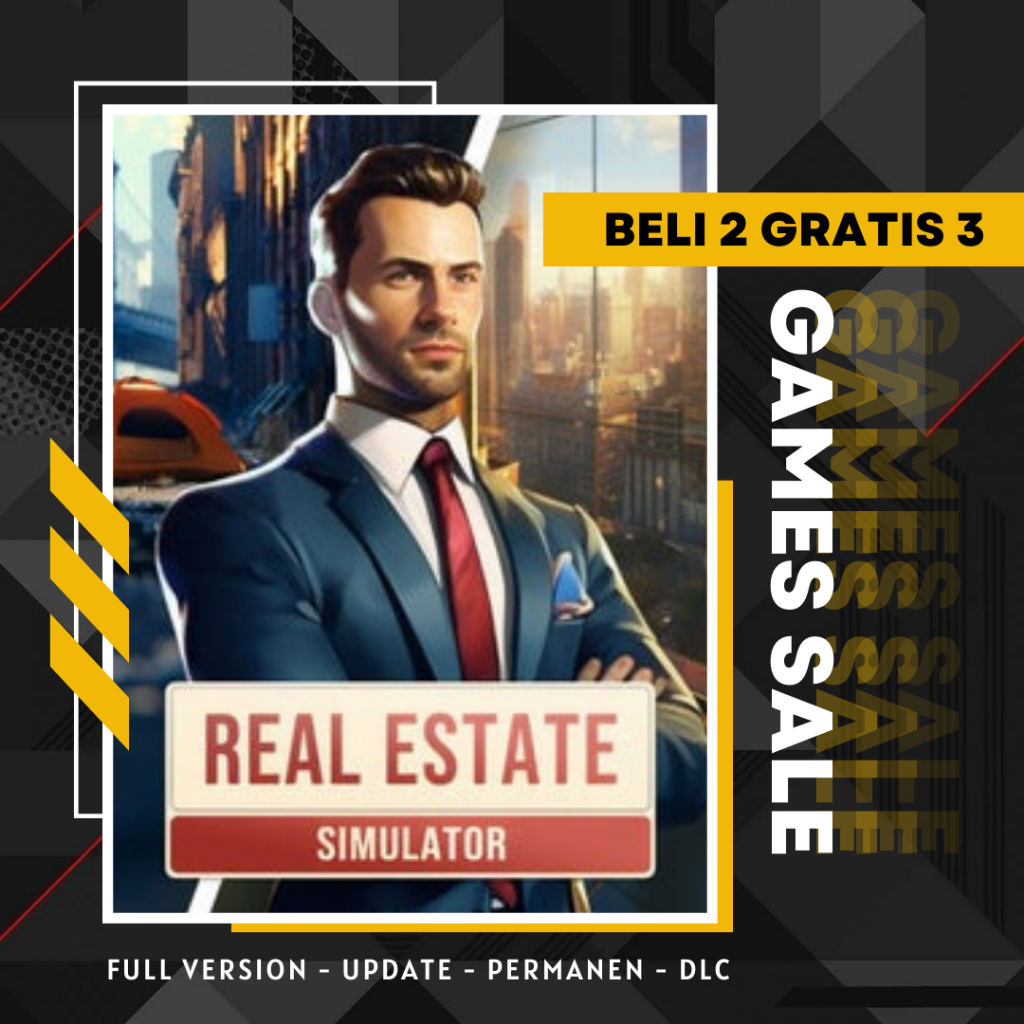 Jual REAL ESTATE SIMULATOR FROM BUM TO MILLIONAIRE - GAME PC - GAME ...