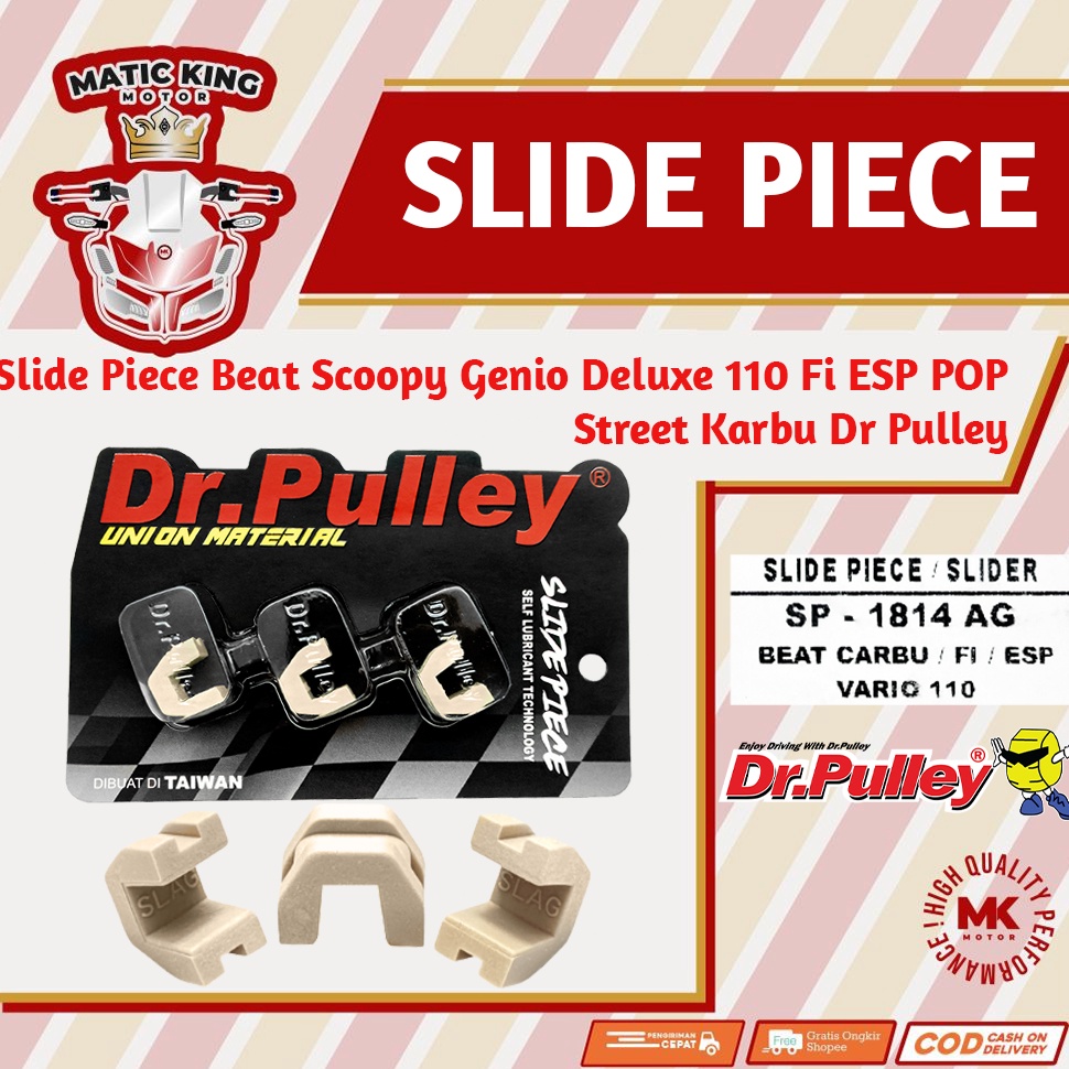 Jual KODE K27F Slide slider piece Honda Beat Scoopy Vario Genio Spacy ...
