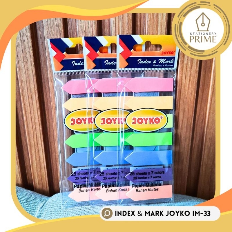 Jual Index & Mark / Penanda / Pembatas Kertas Joyko IM-33 ( Isi 25 ...