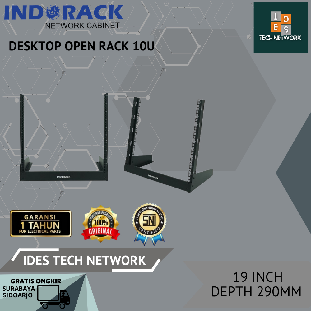 Jual Rack Server Indorack Desktop Open Rack DOR10 10U | Shopee Indonesia