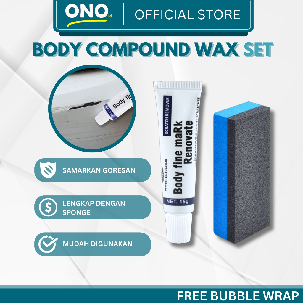 Jual ONOID Kompon Body Mobil Compound Wax Paint Scratch Polish Cat ...