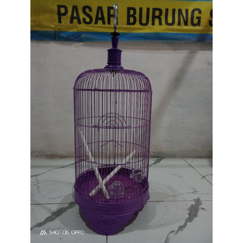 Jual sangkar bulat besi kecil geragon buat burung kecil seperti plci ...