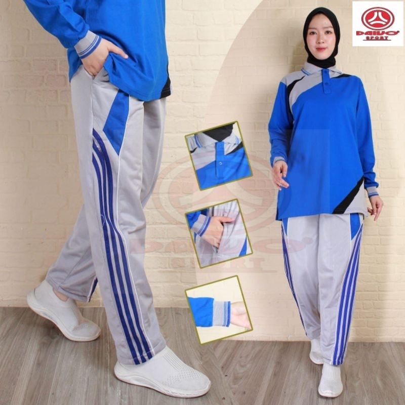 Jual Baju Olahraga Setelan Training Wanita Dan Pria / Seragam Senam ...