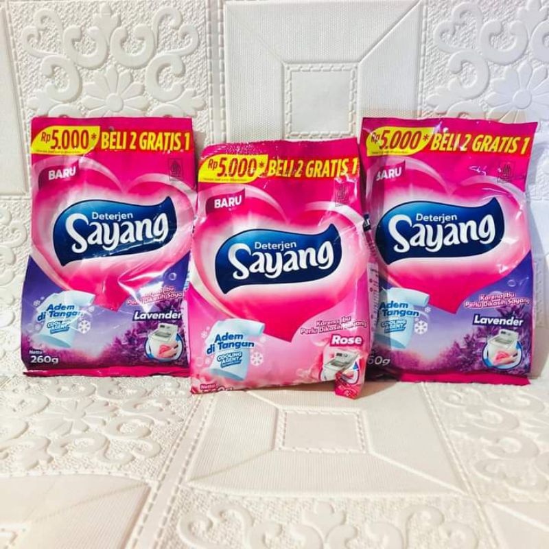Jual DETERGENT SAYANG (PAKET 3 PCS) | Shopee Indonesia
