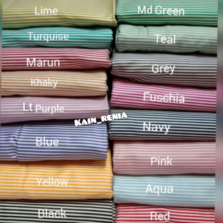 Jual Koleksi Terbaru Kain Katun Jepang Tokai Senko Salur Kecil 2mm Harga per 12 meter | Shopee ...