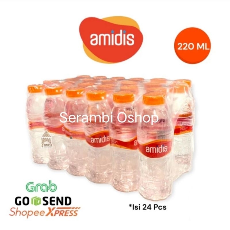 Jual AMIDIS SMART BOTOL MINI 220 ml 1 KRAT ISI 24 (Bisa kirim luar kota ...