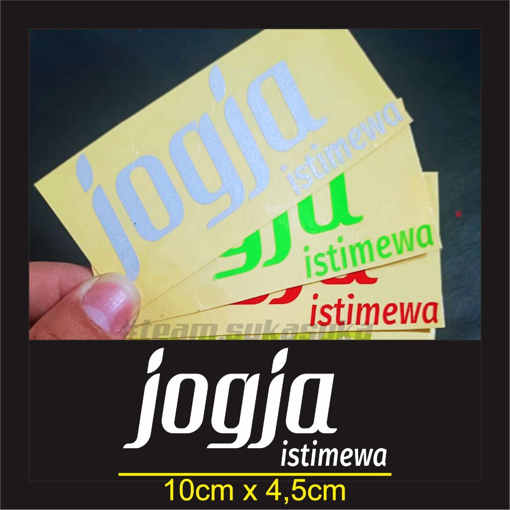 Jual Stiker Jogja Istimewa Cutting Sticker Murah Keren Motor Laptop ...