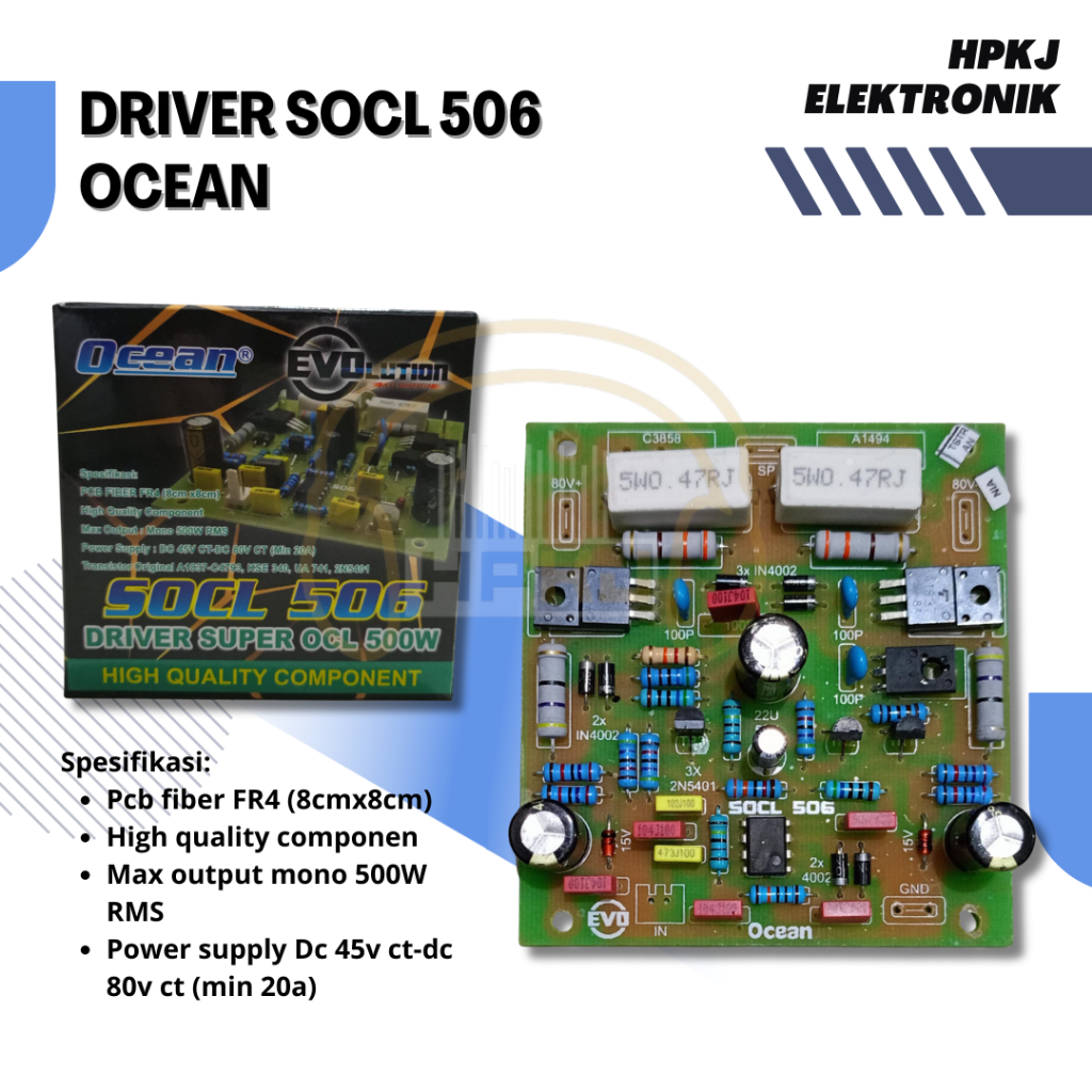 Jual KIT DRIVER SUPER OCL 506 OCEAN Kit 506 Ocean | Shopee Indonesia