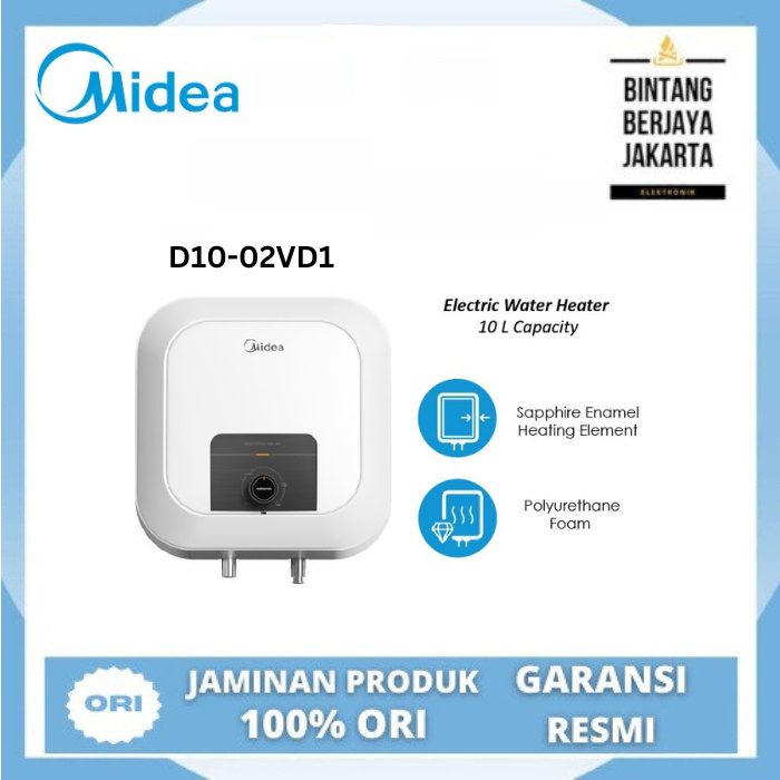 Jual Midea Electric Water Heater 10 Liter D10 - 02VD1 | Shopee Indonesia