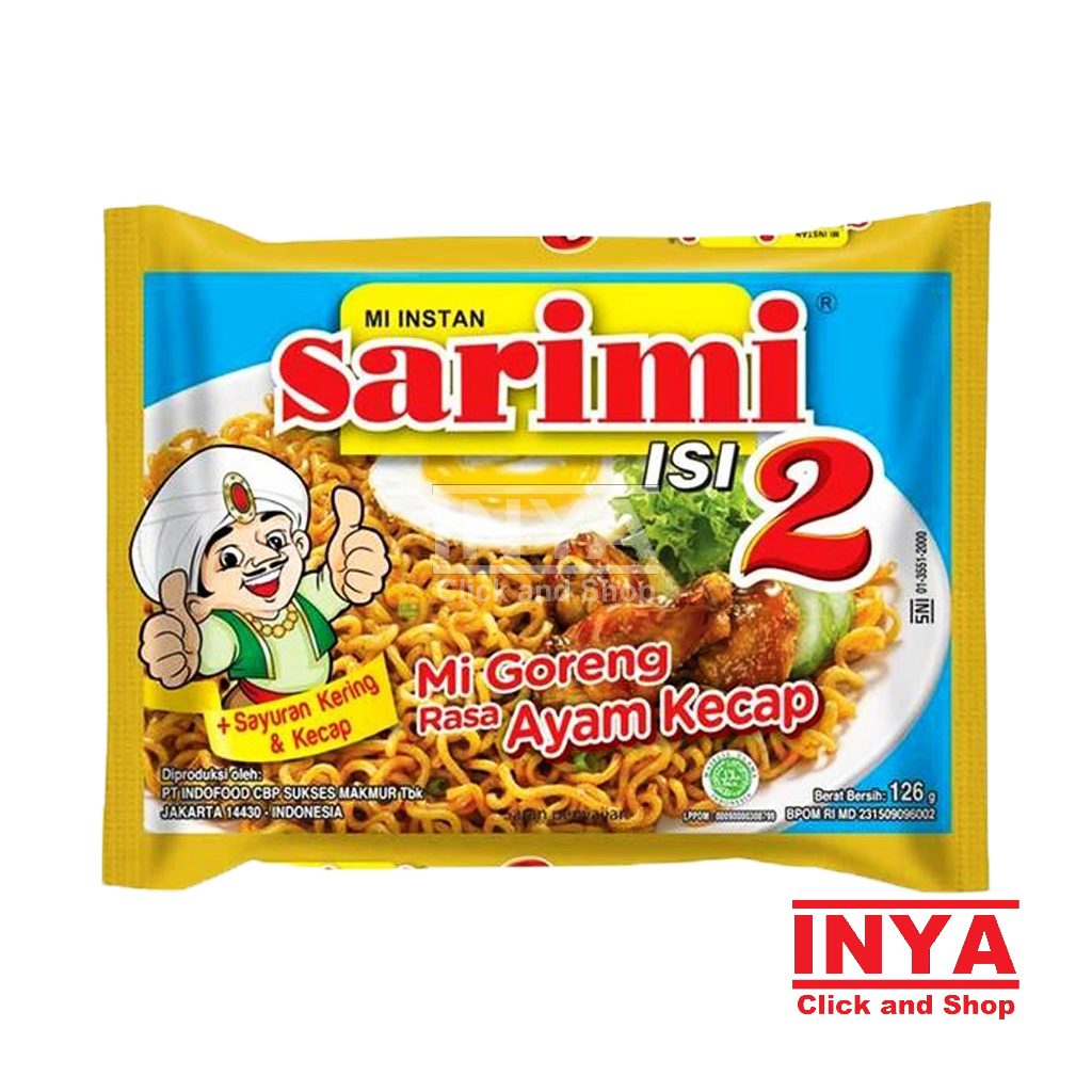 Jual Sarimi isi 2 Mie Goreng Rasa Ayam Kecap 126gr - Instant Noodles ...
