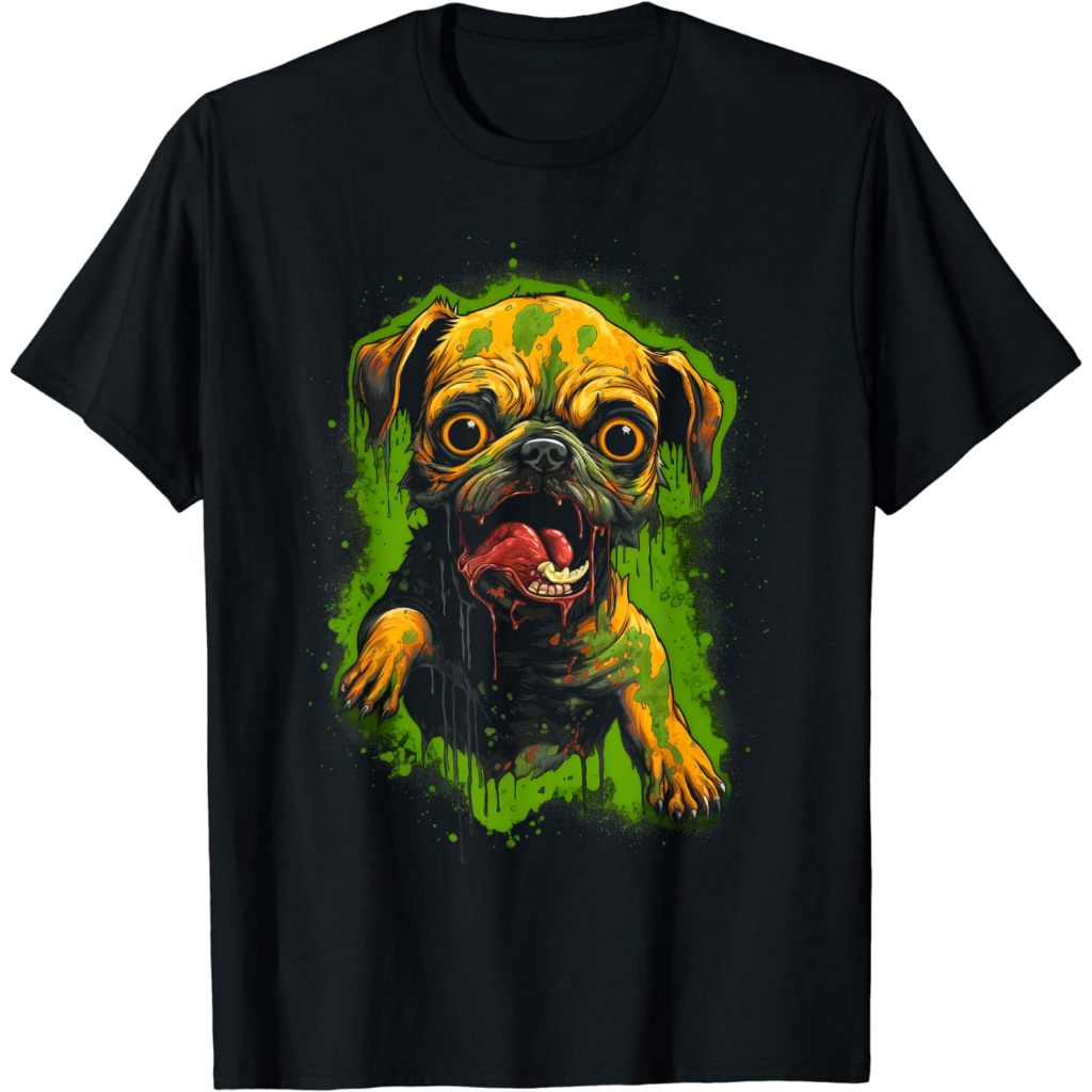 Jual Kaos Anak Zombie Pug T-Shirt Pakaian Fashion Baju Atasan Anak Laki ...
