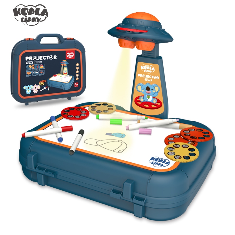 Jual Koala Diary Drawing Projector mainan edukasi torch lampu senter ...
