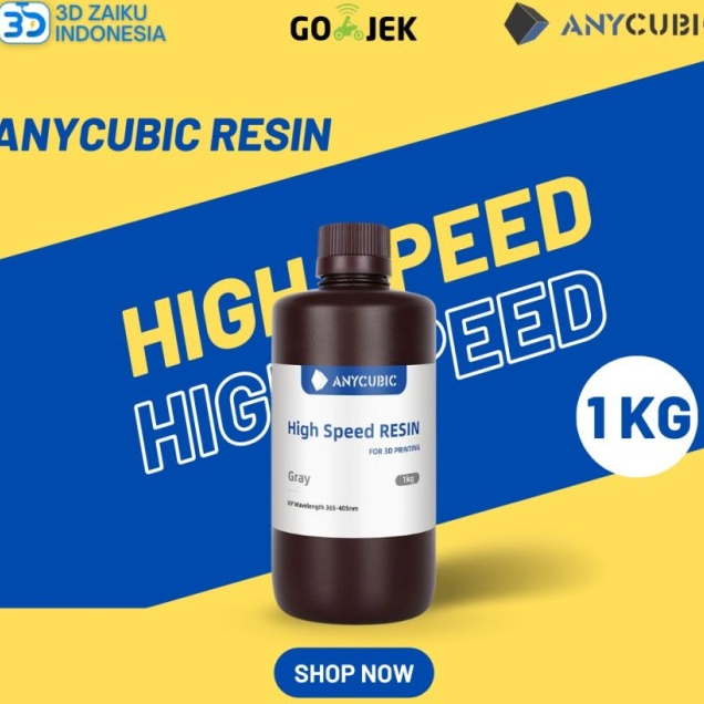 Jual Anycubic High Speed Resin for Fast 3D Printer 1 KG | Shopee Indonesia