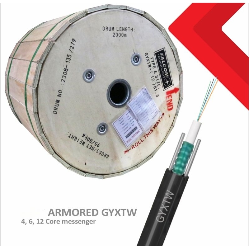Jual Kabel fiber optik 12 core Armored | Shopee Indonesia