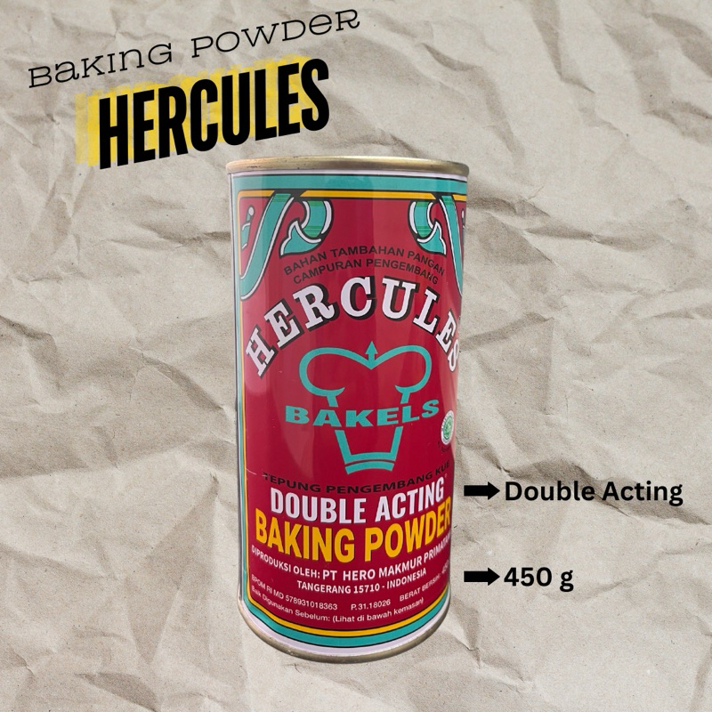 Jual HERCULES Baking Powder Double Acting 450g | Shopee Indonesia