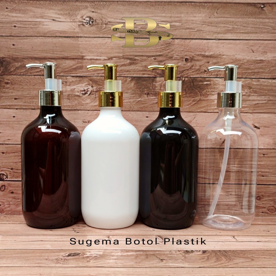 Jual Botol Pump 500ml Kemasan Sabun Cair / Botol Plastik 500ml Pump Luxury | Shopee Indonesia