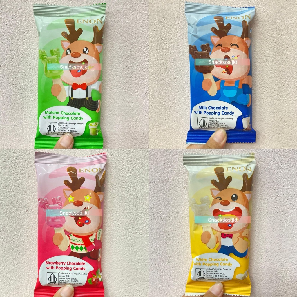 Jual [PC] ENON MILK CHOCOLATE / WHITE CHOCOLATE / STRAWBERRY CHOCOLATE ...