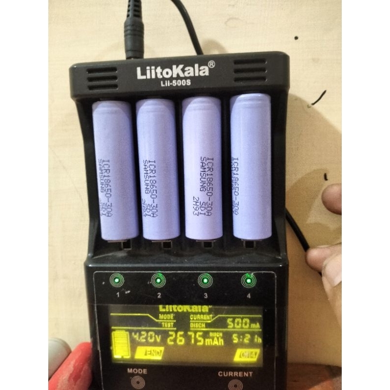 Jual baterai Samsung icr 18650 30a new gudang | Shopee Indonesia