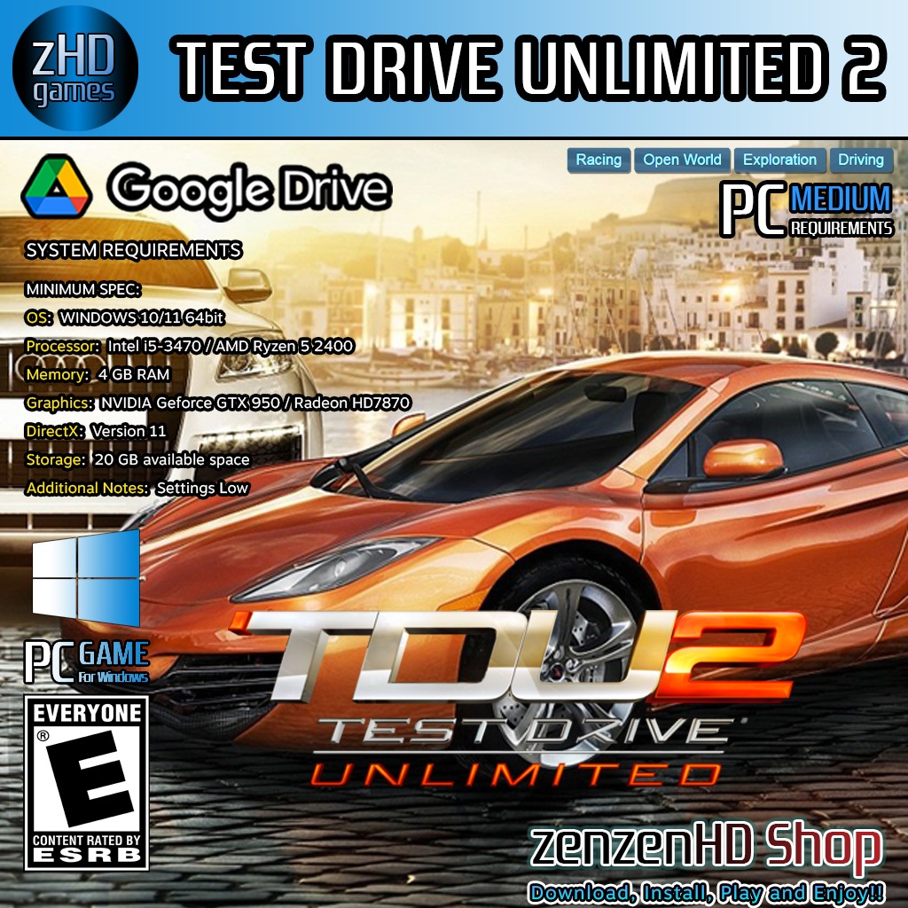 Jual TEST DRIVE UNLIMITED 2 | Include All DLC's PC Games | Shopee Indonesia