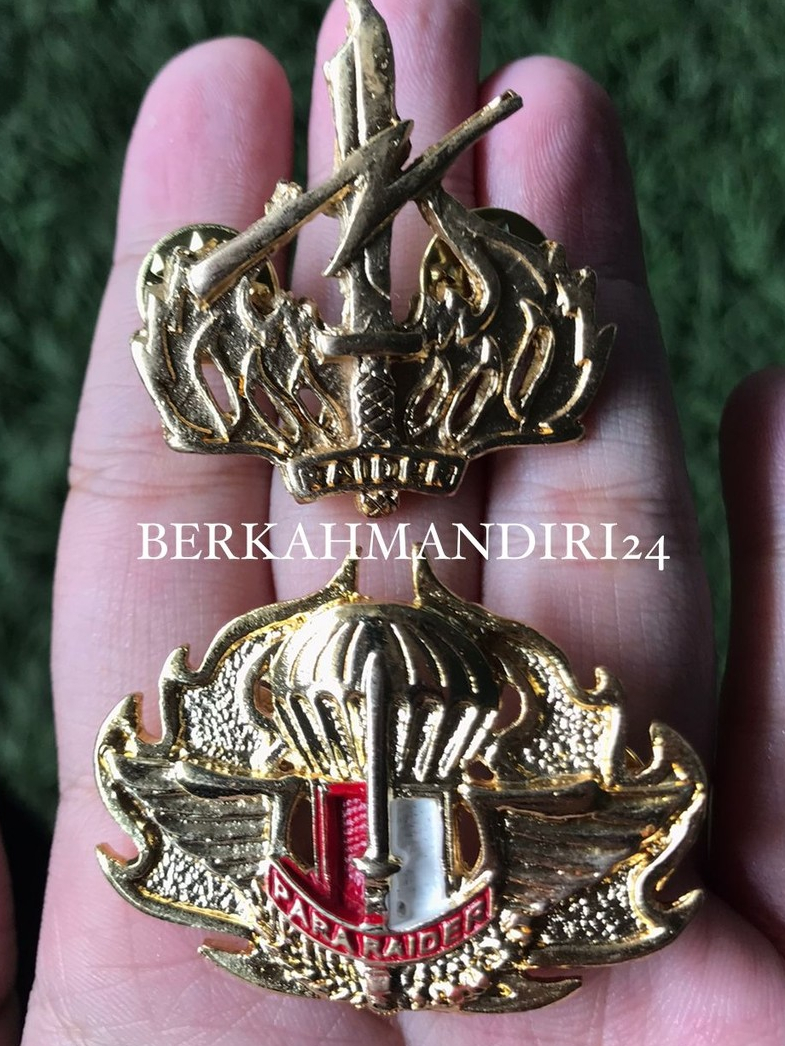 Jual BREVET Wing PDH TNI RAIDER / Wing PARA RAIDER | Shopee Indonesia