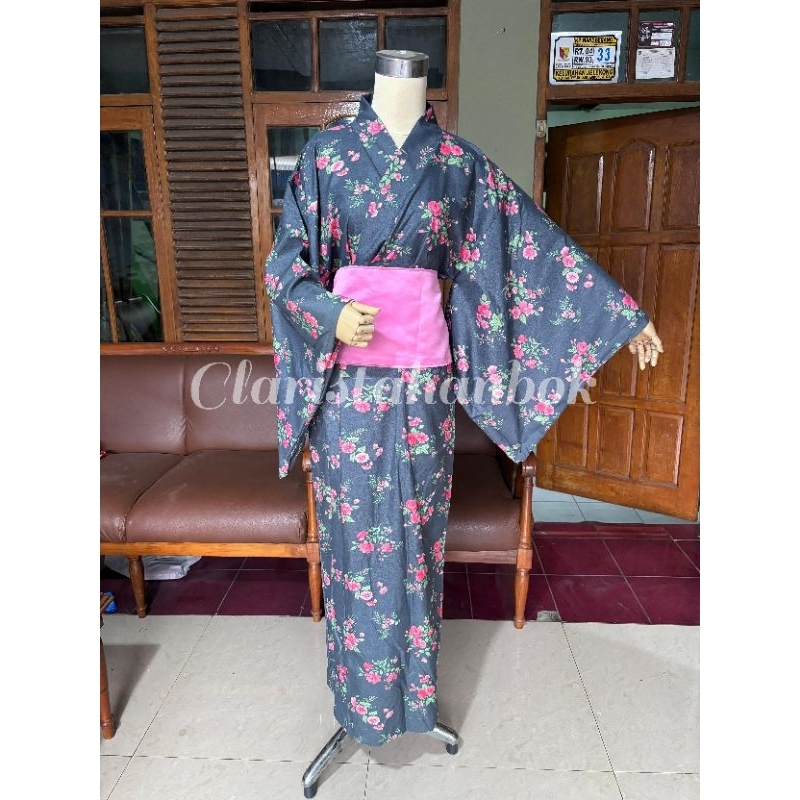 Jual Yukata kimono baju adat / tradisional jepang obi kostum costume90 | Shopee Indonesia