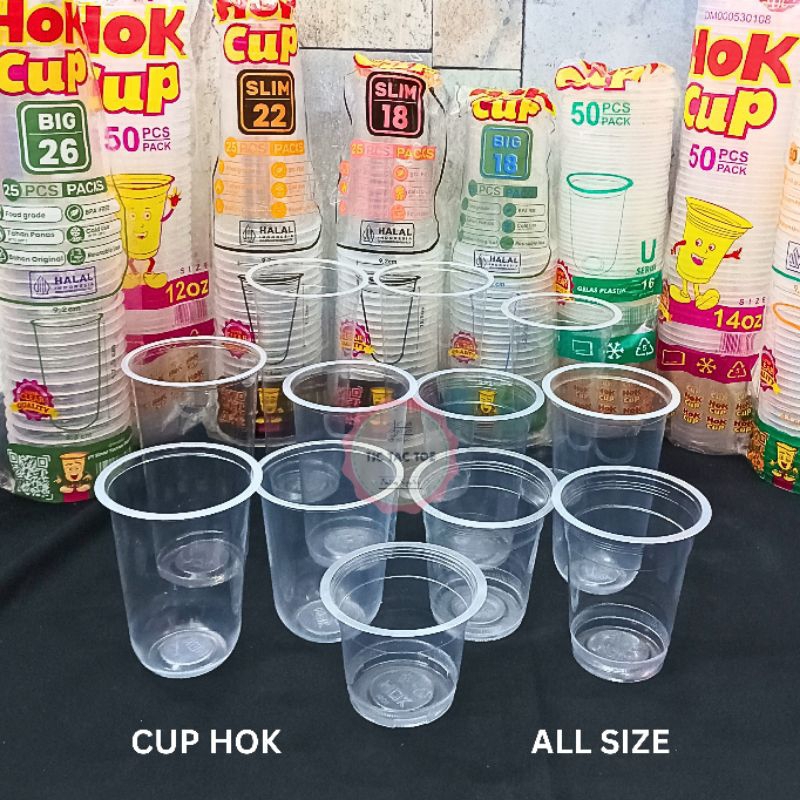 Jual CUP HOK ALL SIZE/ SEMUA UKURAN/CUP ES/CUP HOK/CUP MINUMAN/CUP ES ...