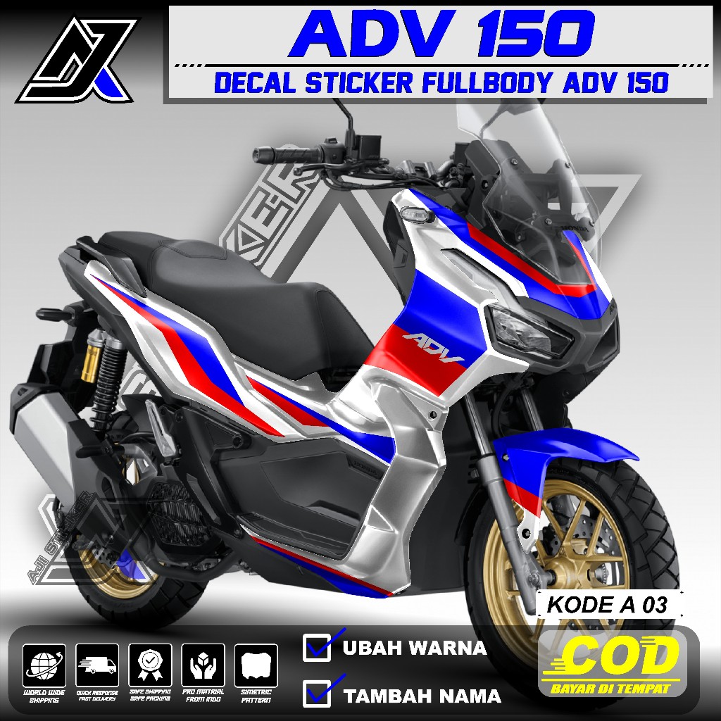 Jual Decal ADV 150 Full Body BMW - Stiker Decal ADV Fullbody Striping ...