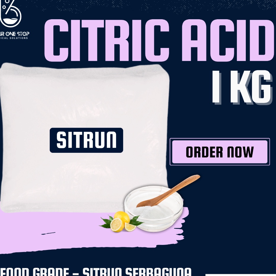 Jual 1111 Citric Asam Sitrat Asam Sitrun Food Grade 1 KG | Shopee Indonesia