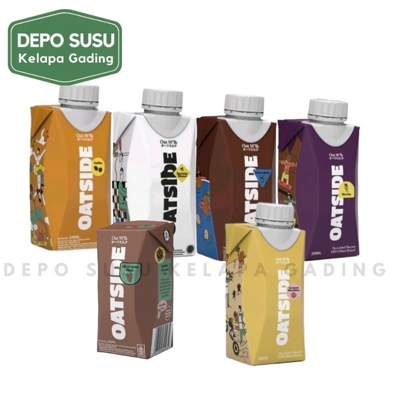 Jual Oatside 200ml Caramel Macchiato Coffee Mocha Chocomalt Oat Milk ...
