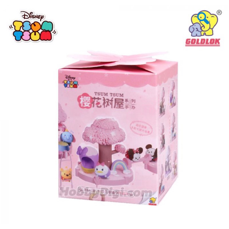 Jual Gold Lok Disney Tsum tsum Sakura Treehouse Series Mini Figure ...