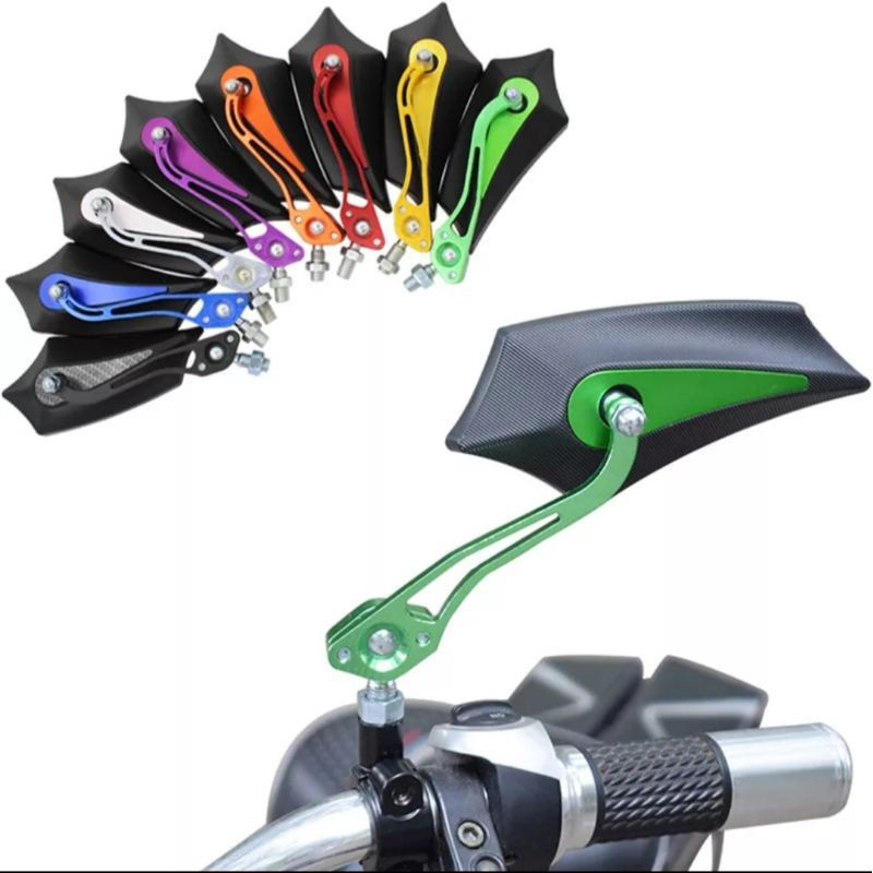 Jual Spion Motor Variasi Spion Model Batman Tangkai CNC WARNA Universal ...