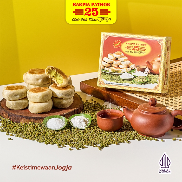 Jual Bakpia Pathok 25 Original Kacang Hijau | Oleh-Oleh Khas Jogja ...