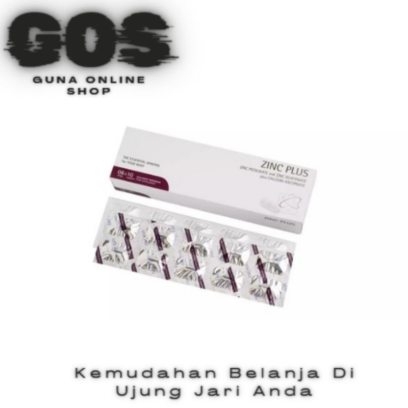 Jual Zinc Plus Strip Isi 10 Kapsul / Suplemen Kesehatan | Shopee Indonesia